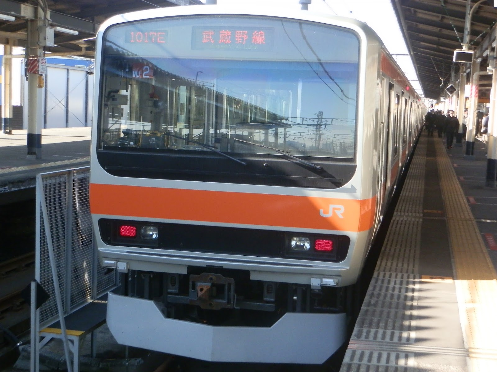 小田急沿線住み鉄道ファン日記: 【開業40周年】東日本旅客鉄道E231系0番台千ケヨMU2編成に武蔵野線全線開業40周年ヘッドマーク