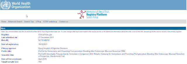 Medical Hemostat: It's Perclot AMP.......No, It's Endoclot AMP