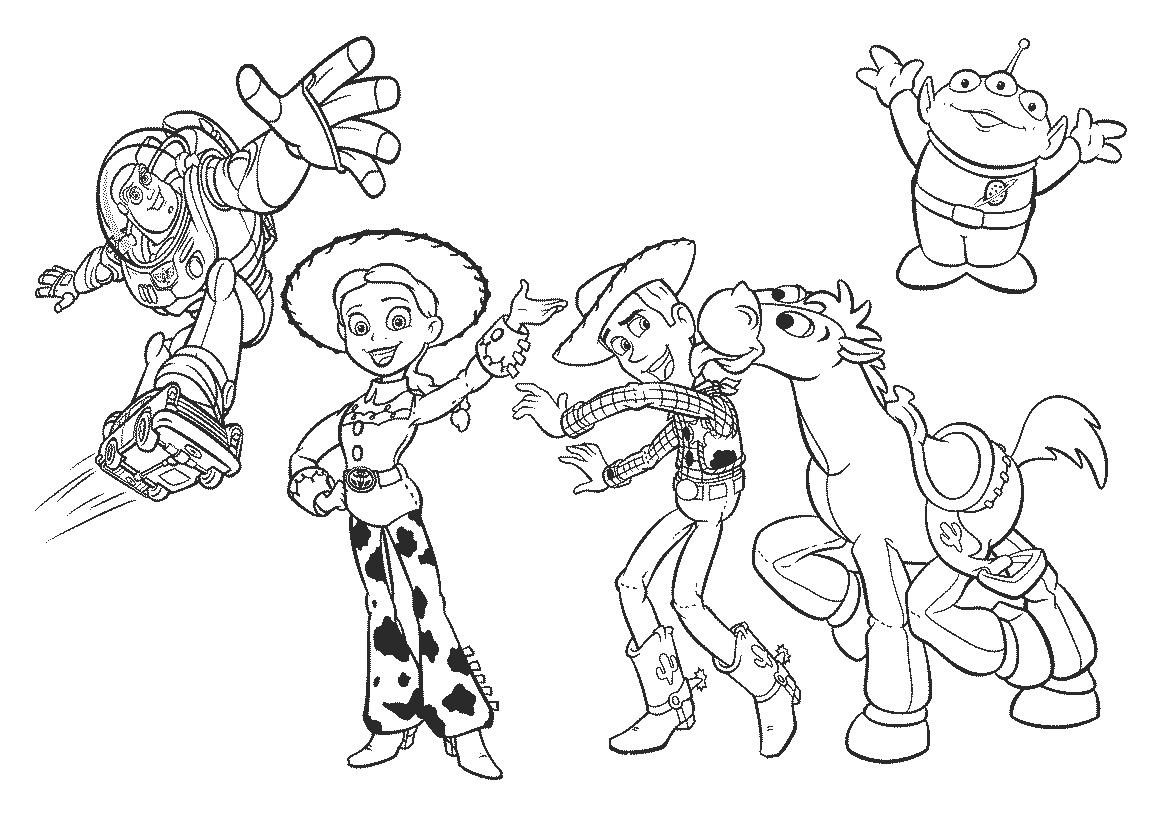 Desenhos para Colorir e Imprimir: Desenhos para Colorir do Toy Story ...