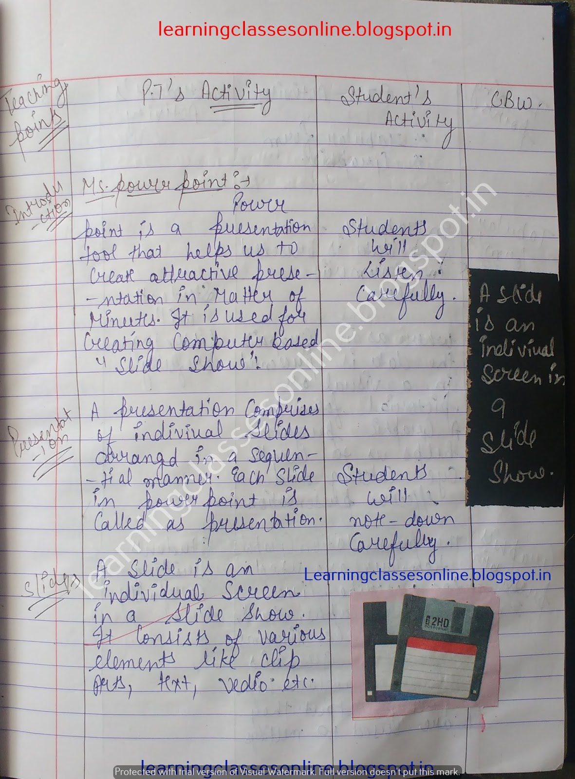 Lesson Plan For Computer Science For B Ed On Microsoft Powerpoint Learning Classes Online