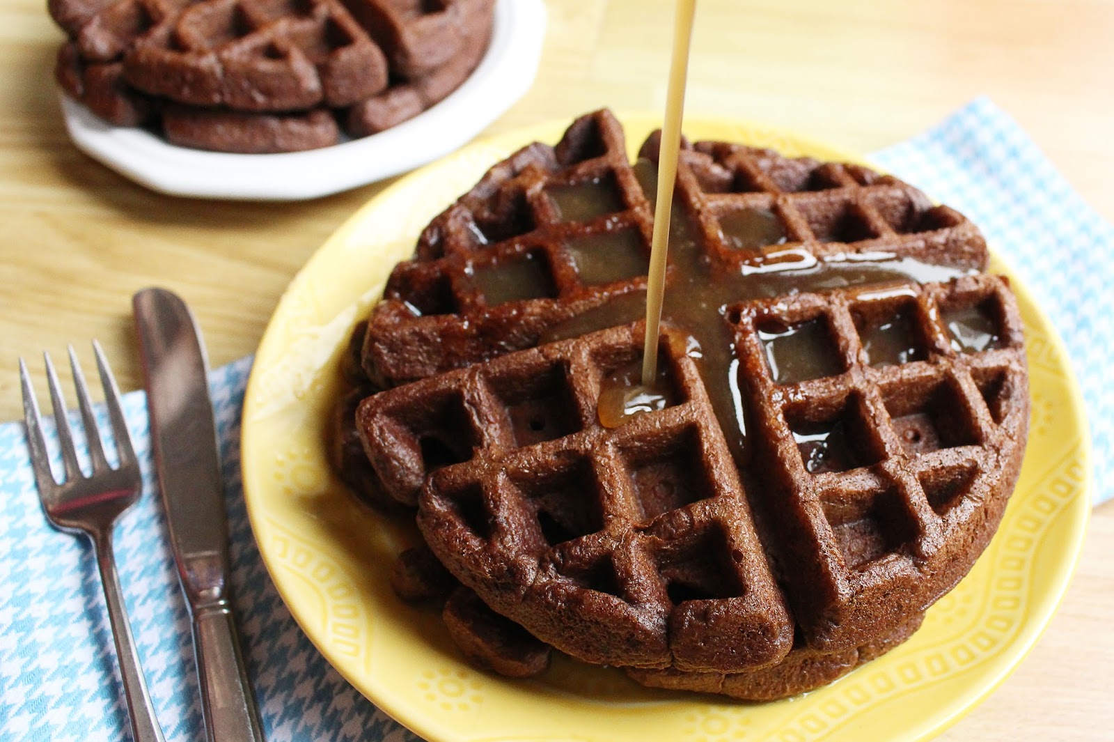 Kylee's Kitchen: Samoa Waffles