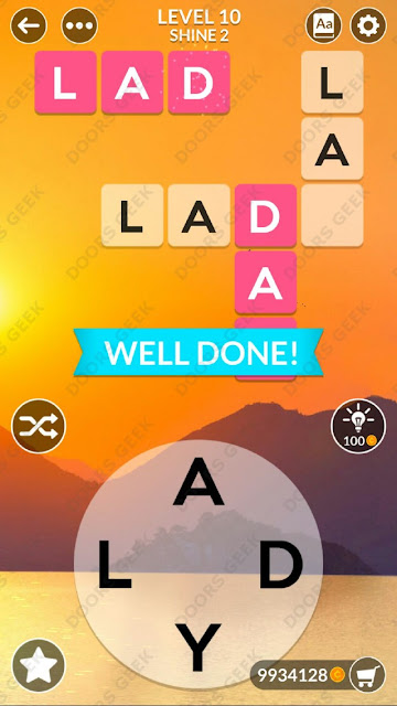 Wordscapes Level 10 Answers ~ Doors Geek