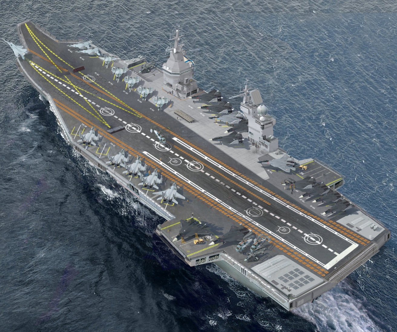 SNAFU!: Project 23000E Shtorm carrier?