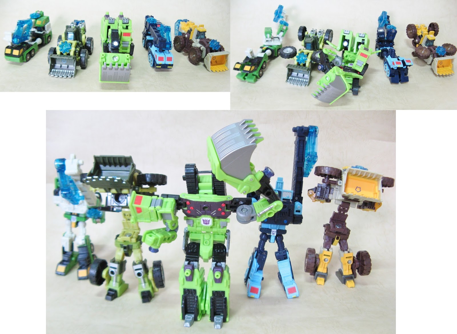 TRANSFORMERS ENERGON Deluxe & Scout class CONSTRUCTICON MAXIMUS (Part 1 ...