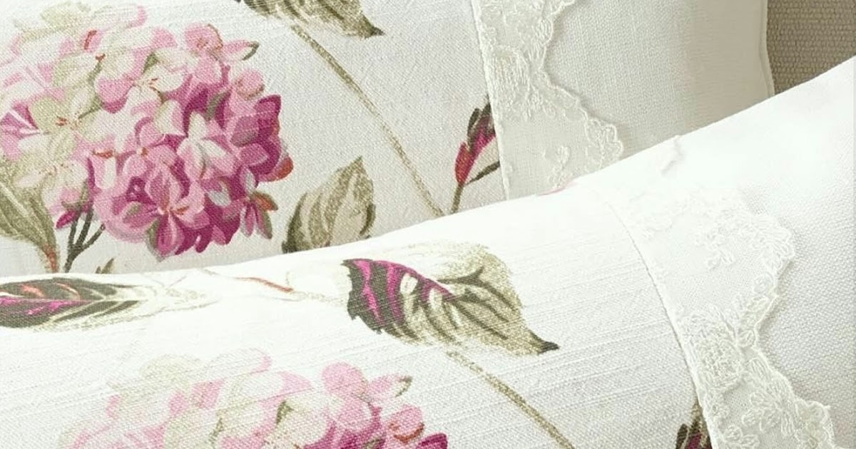 Rosie Daydream: Handmade Laura Ashley Hydrangea Pink Cushion Covers and ...