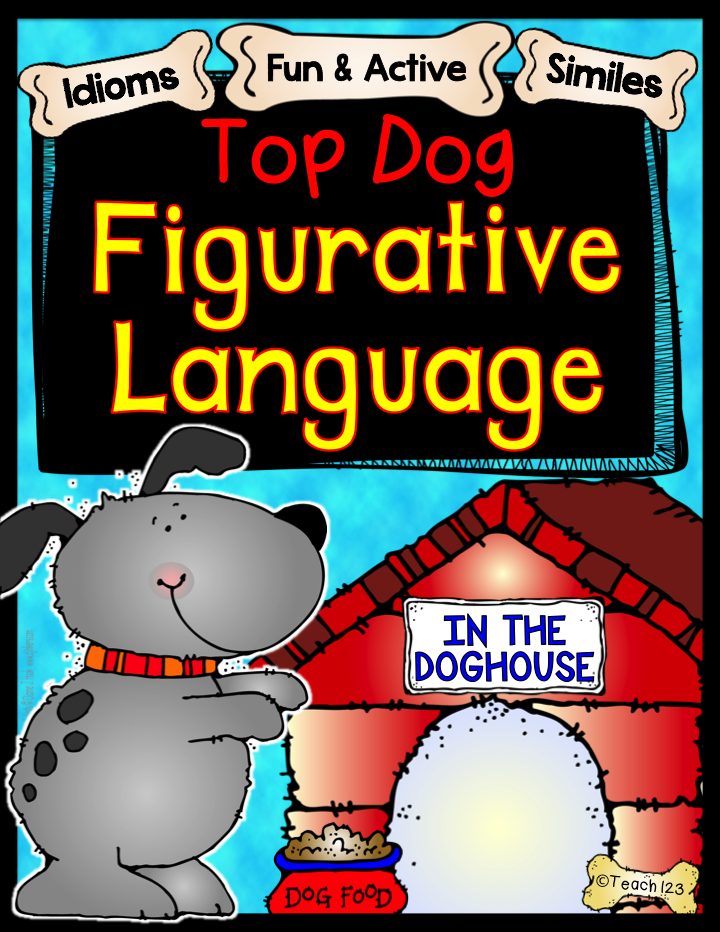 Figurative Language Similes Idioms & FREE Sample | Teach123