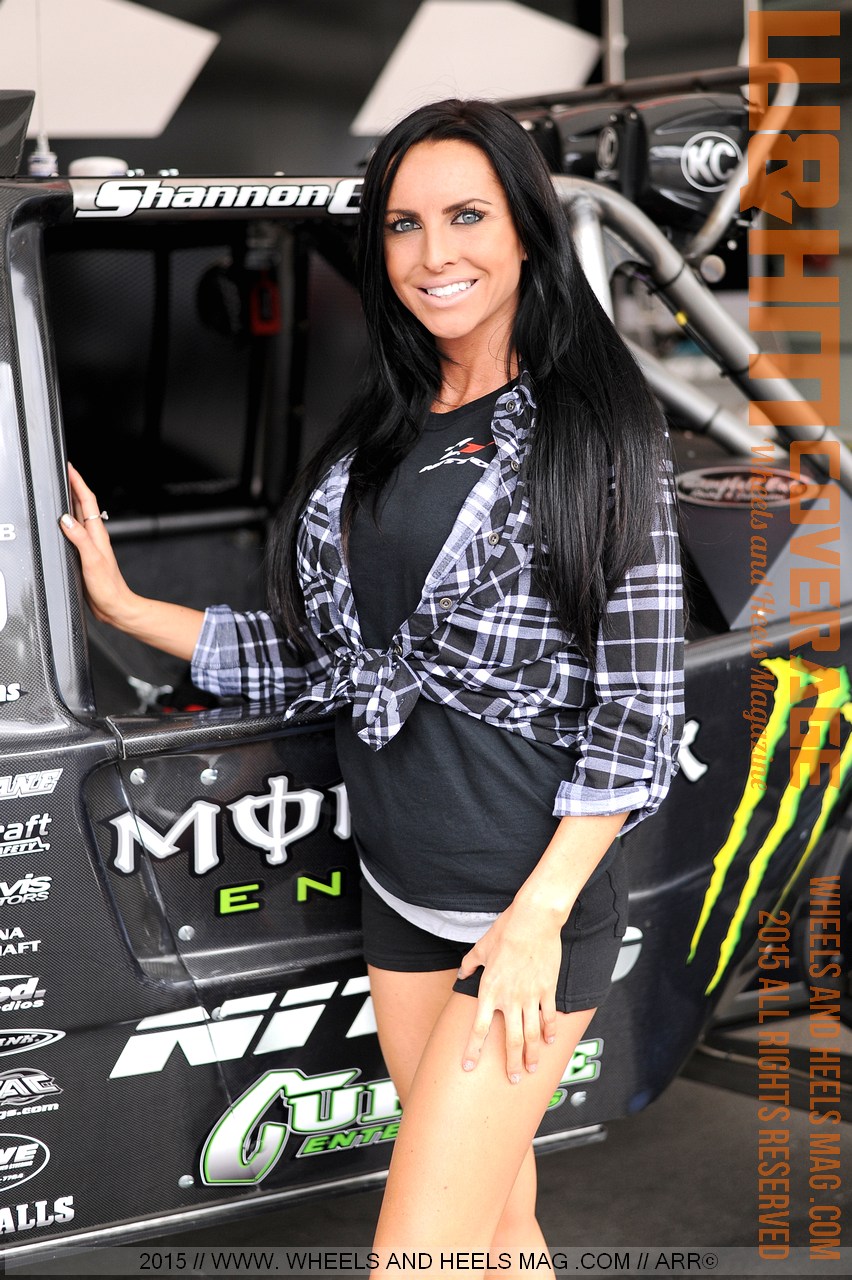 Gorgeous and leggy Cami Lynn at Off Road Expo 2015