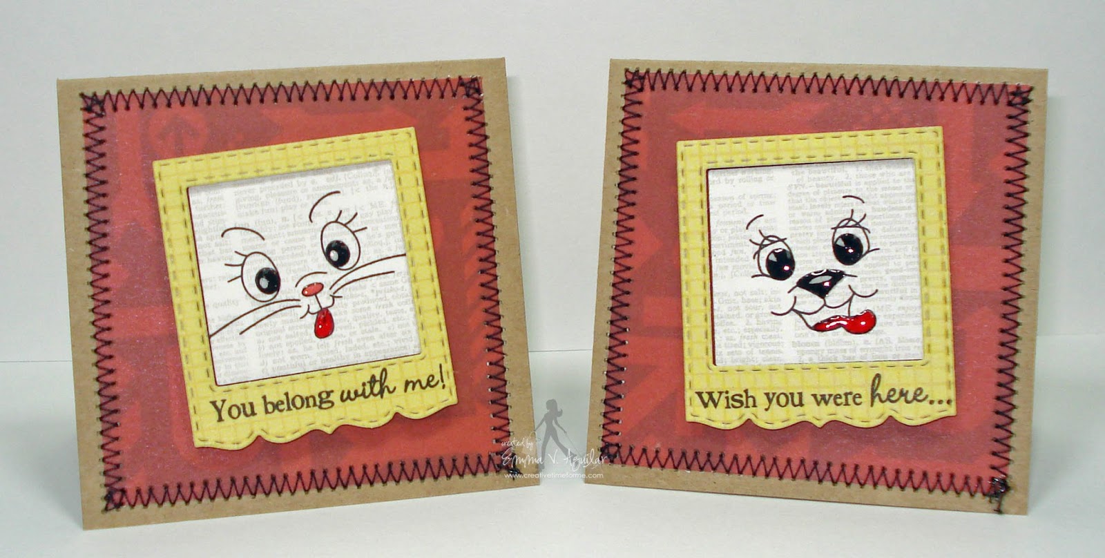 My Creative Time: Designer Challenge Thursday ~ CRITTER CARD CHALLENGE