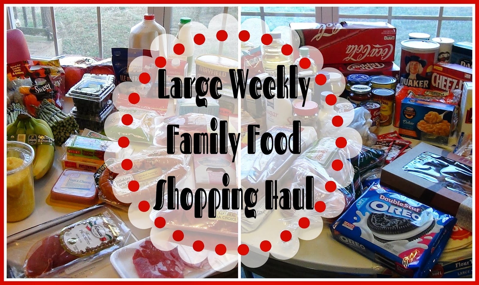 Large Weekly Family Food Shopping Haul! VIDEO | Kisha Jaggers