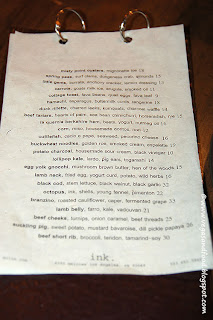Ink - West Hollywood - Vegas and Food