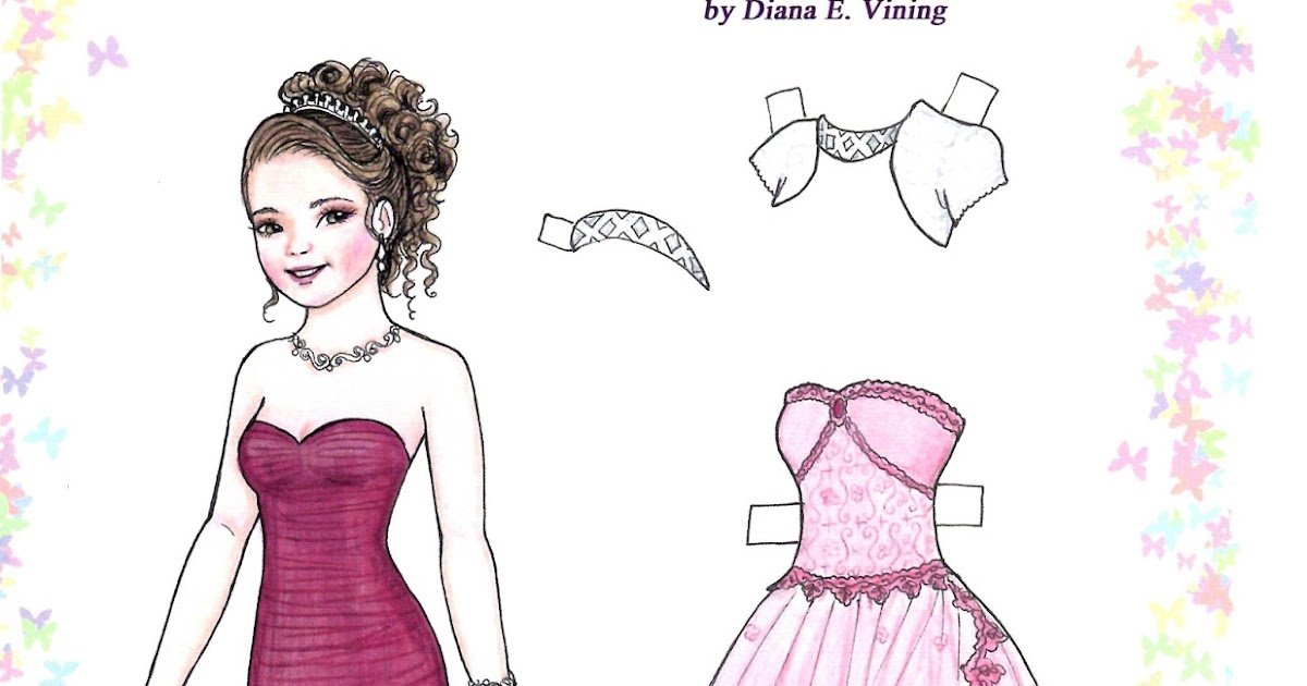 Miss Missy Paper Dolls Debutante Belle