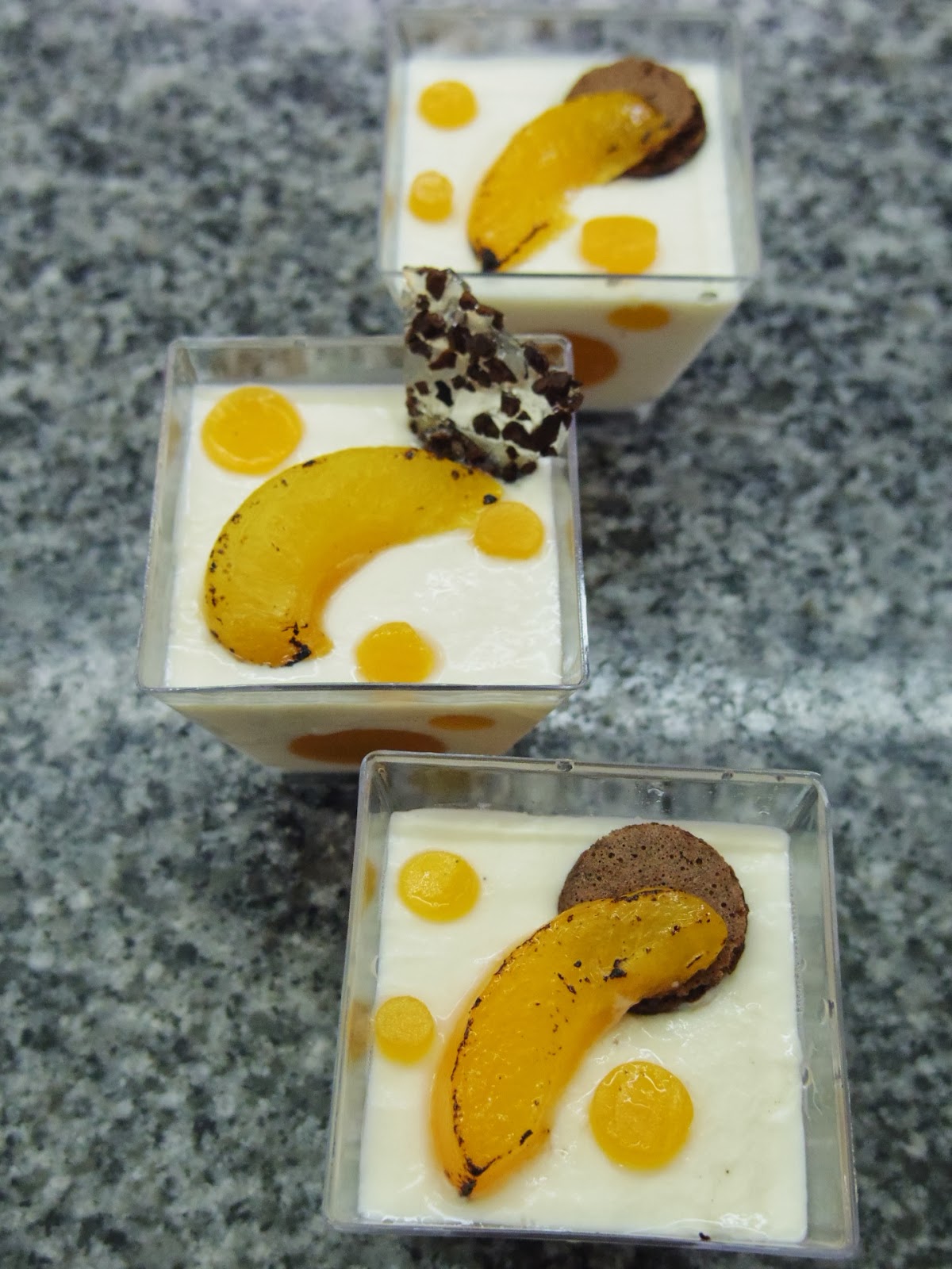 Baking with Beurre: Baking - Shot Glasses & Molecular Snicker plated ...