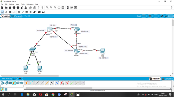 Konfigurasi Routing Static pada Cisco Packet Tracer