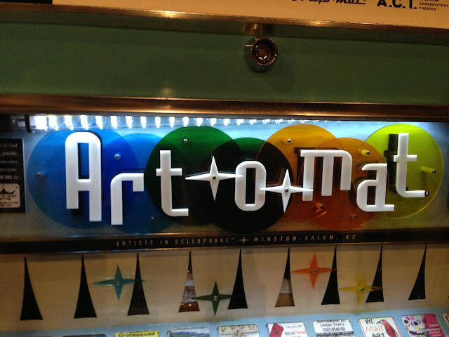 Mystery Playground: The Art-O-Mat: Art Vending Machine