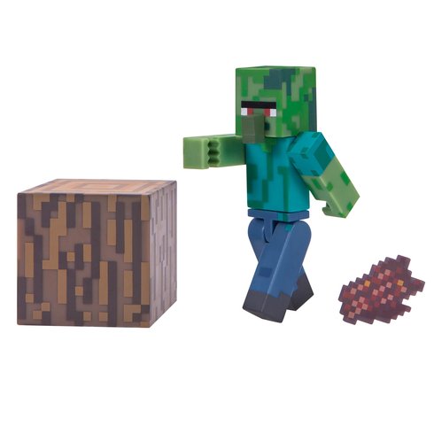 Minecraft Zombie Villager Series 3 Figure | Minecraft Merch