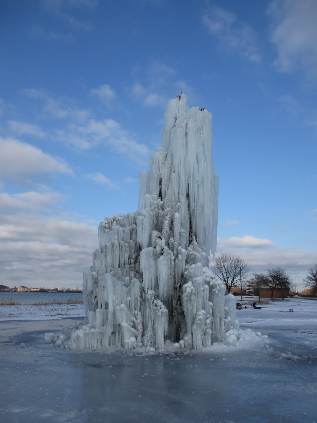 Detroit Video Daily: Belle Isle Ice Tree 2012