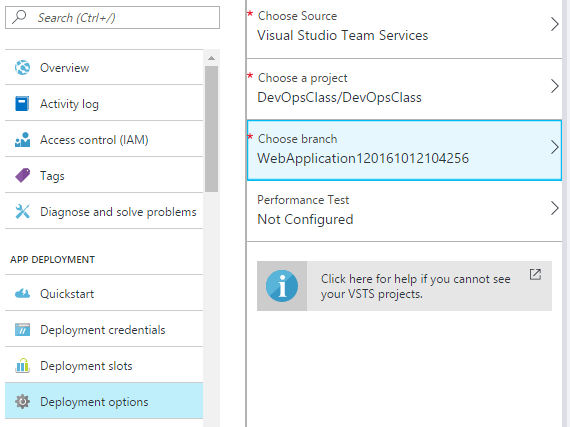 Deploying DotNet Core in Azure with GIT and Kudu