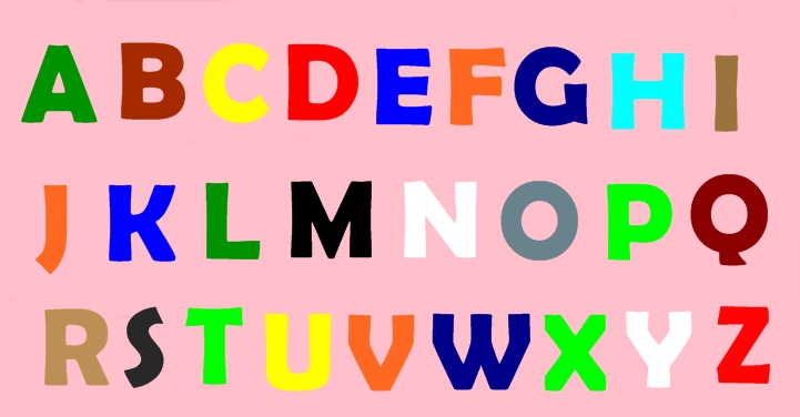 SWEETm@nis cr@ft: CONTOH DESIGN ABC PADA SETIAP WARNA