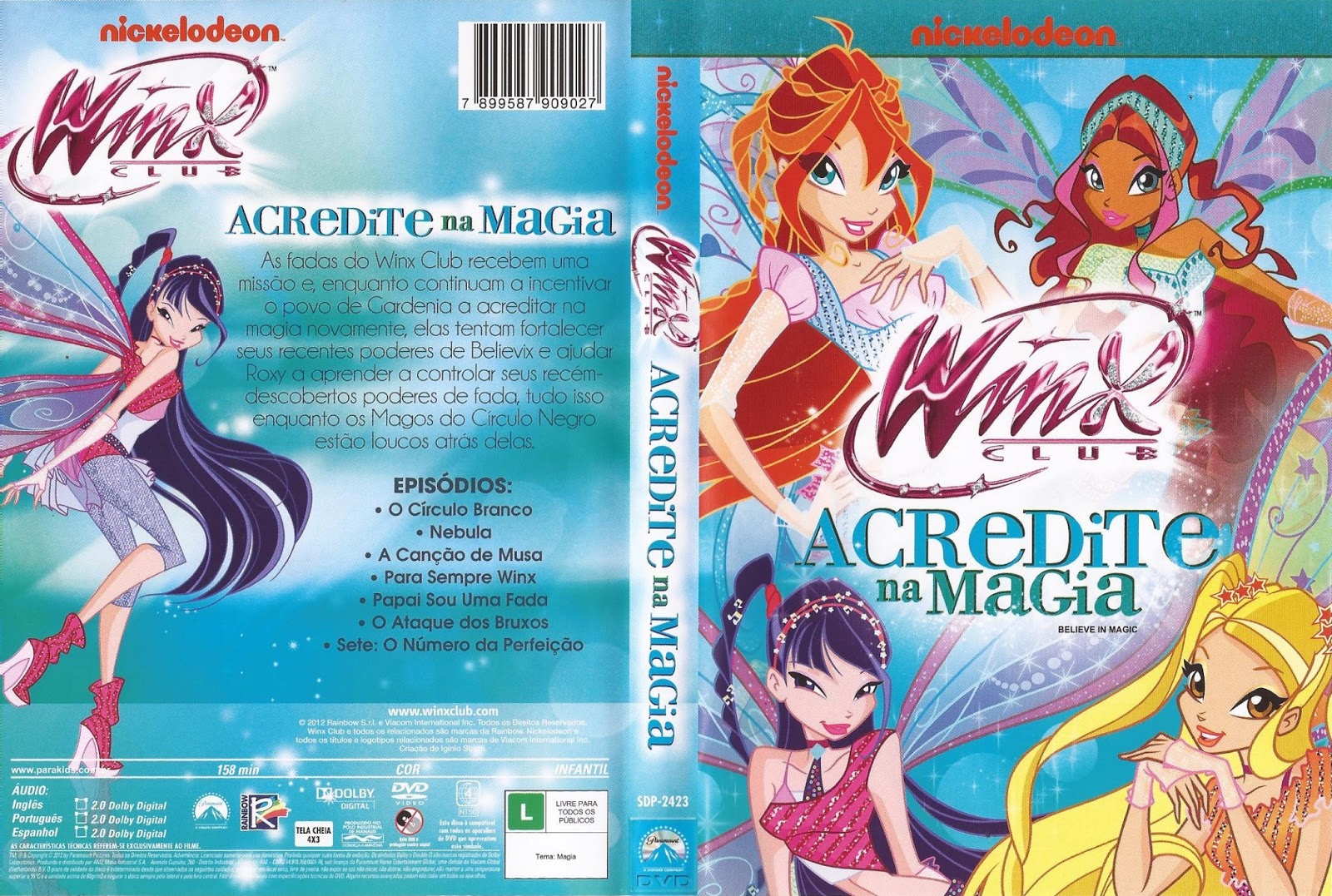 Capas dos DVD's da 4º temporada de winx (Versão Brasileira) | Winx e Witch