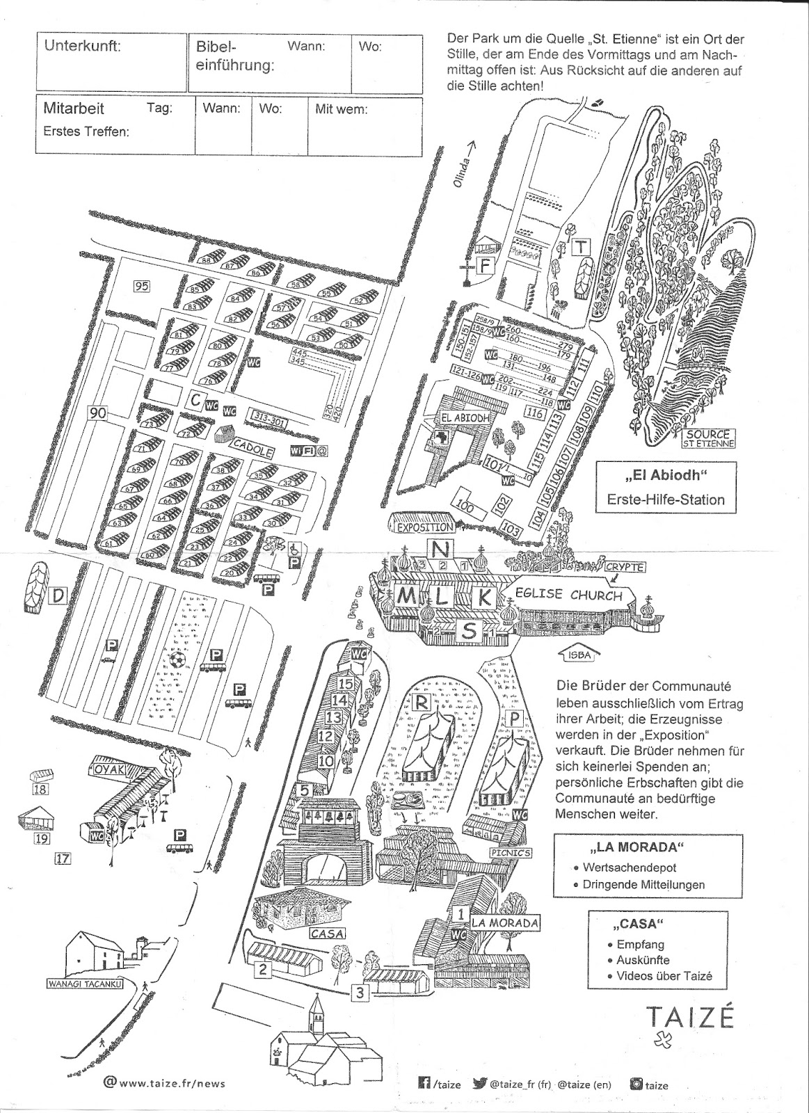 Arbeitstitel: Semi-offizieller Taizé-Blog: DAS ist Taizé