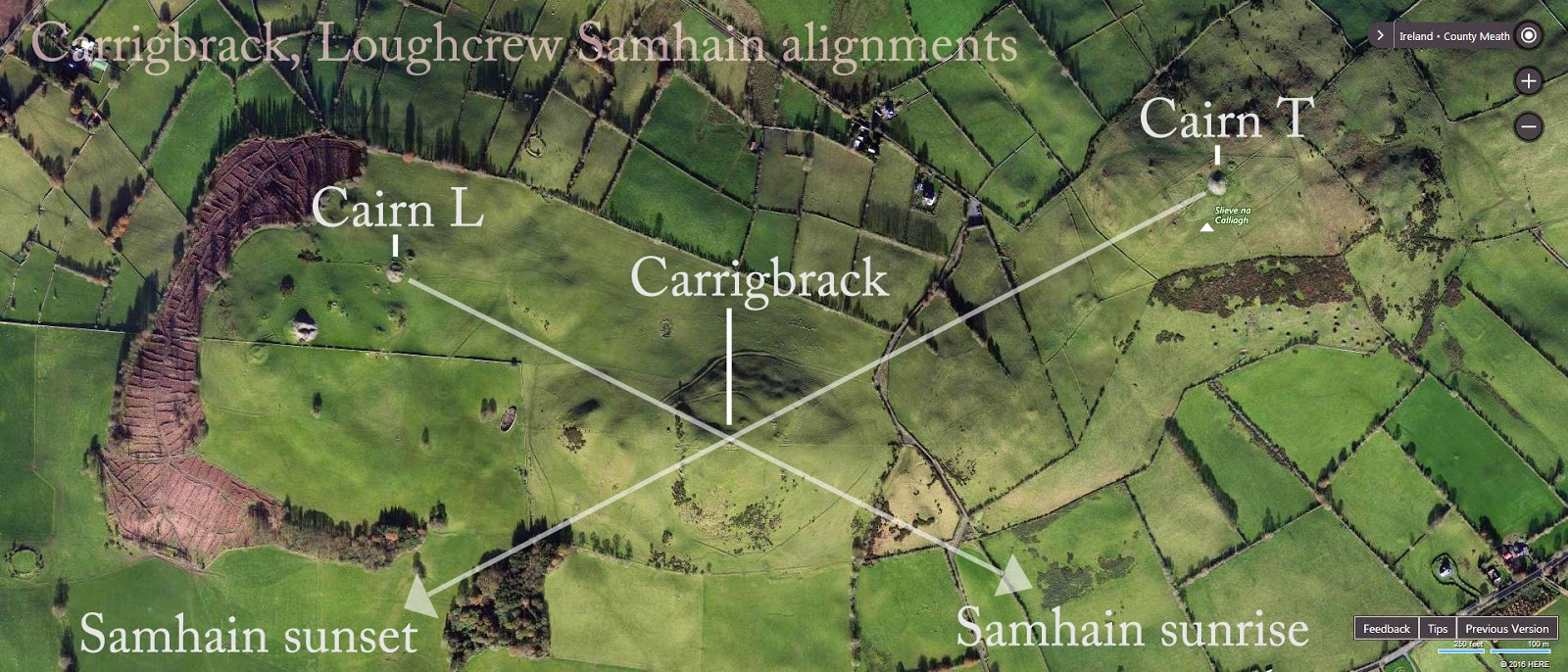 Carrigbrack hill at Loughcrew is also called Sliabh Rua (red mountain ...