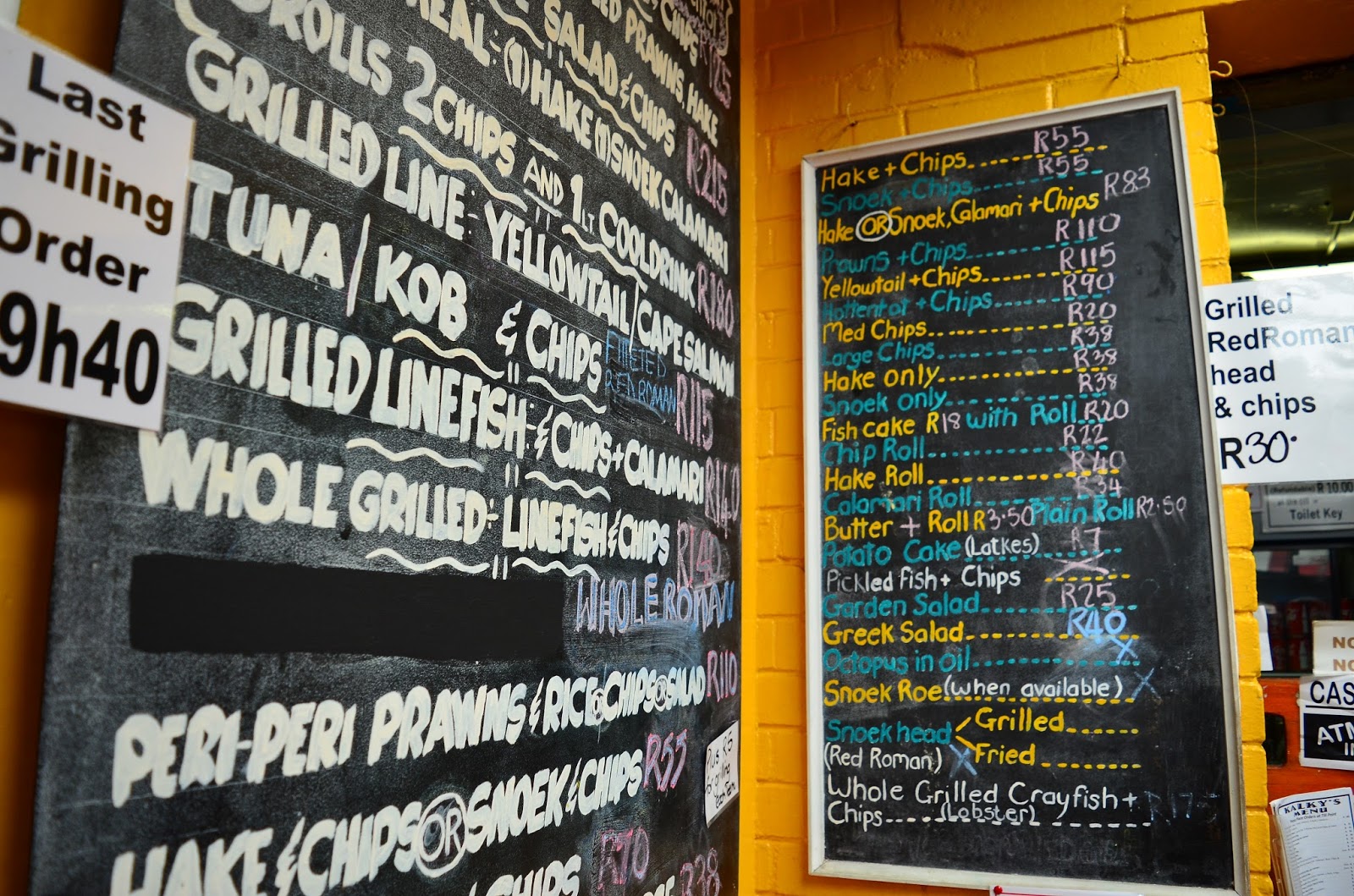 Hedofoodia: Kalky's, Le Cap