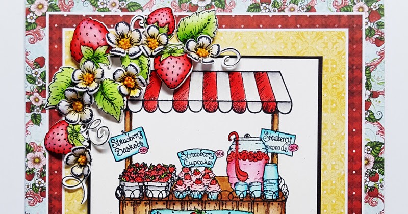 nupur creatives: Berry Sweet Strawberry Stand
