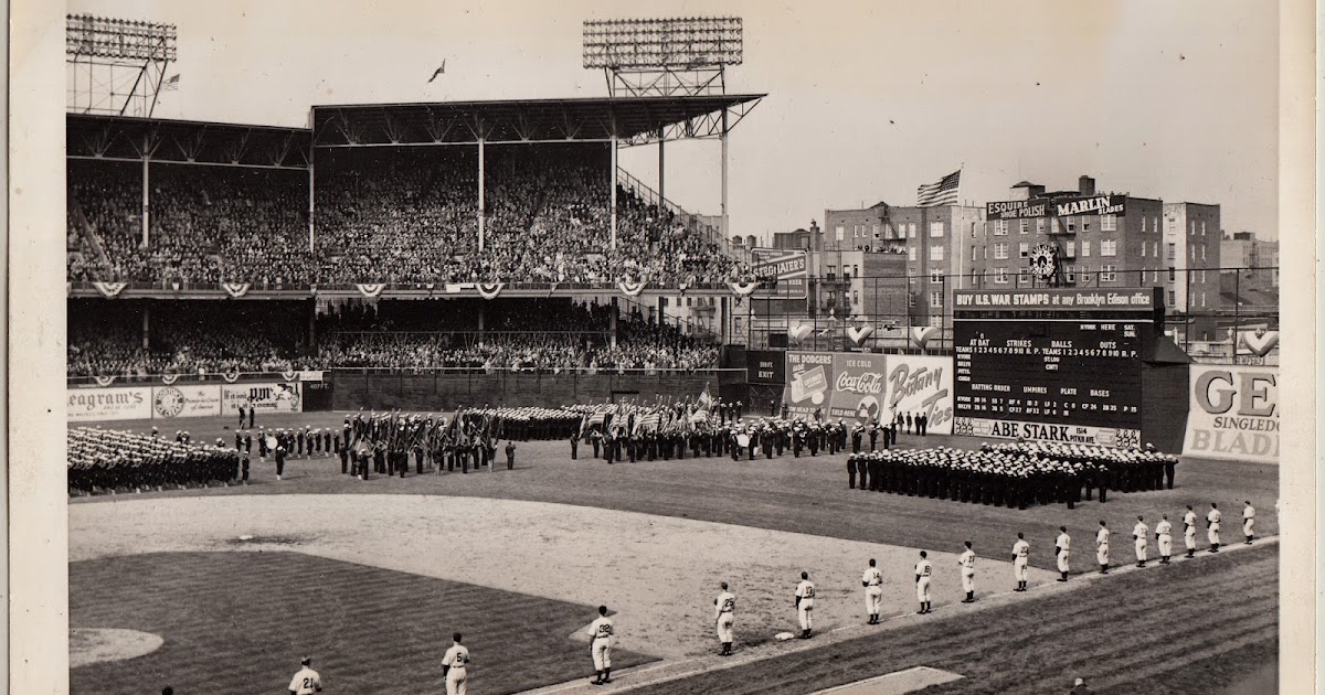 Dodgers Blue Heaven: Vintage Photo of Pregame Festivites of a Navy ...