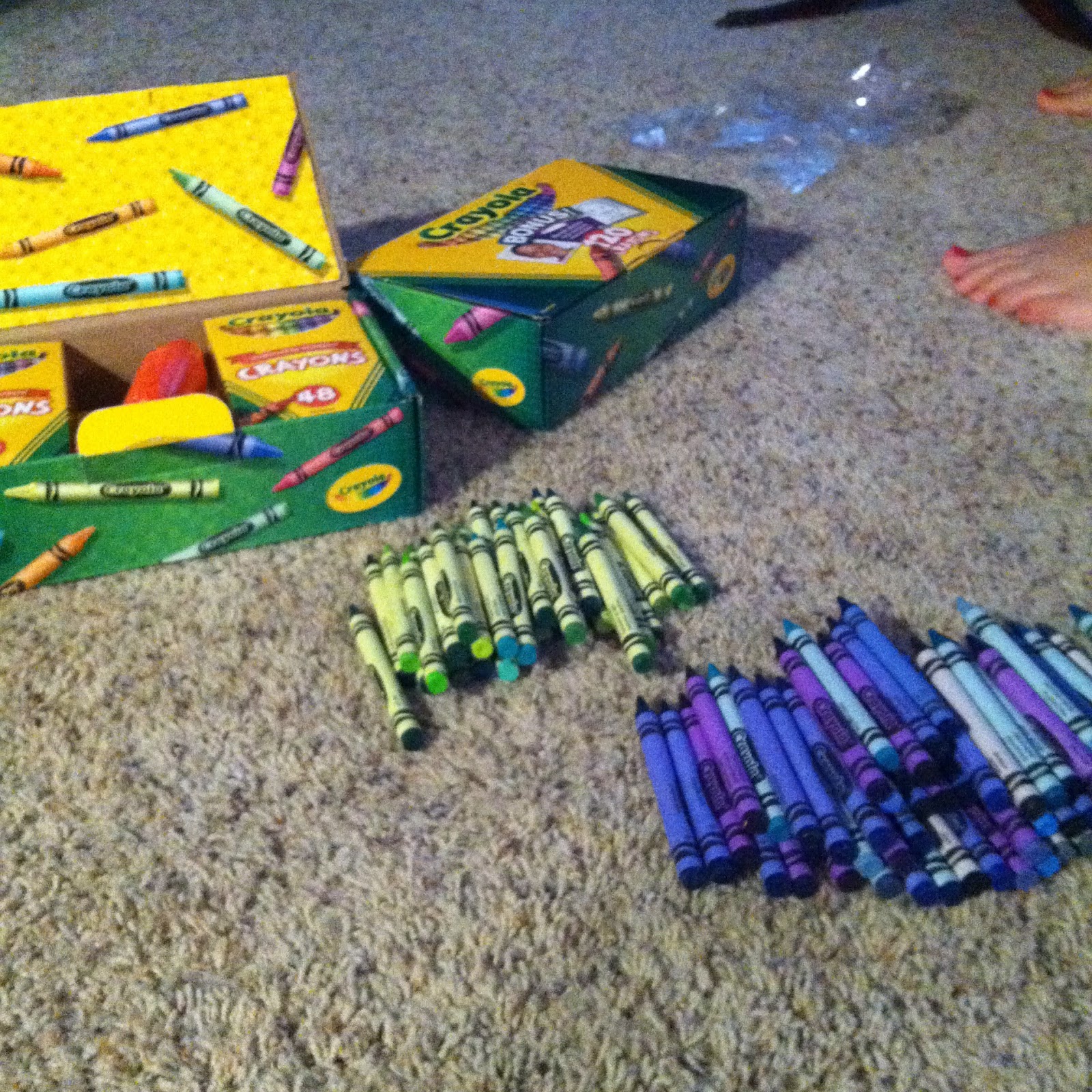 A beautiful glittery mess...