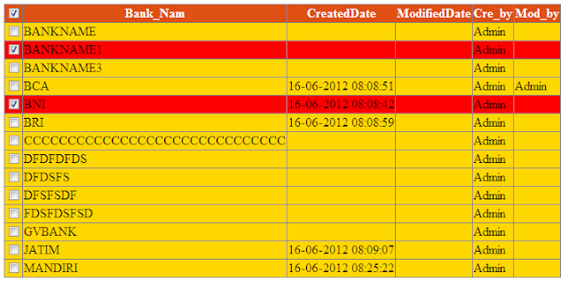 DotNet: Highlight Gridview Row When CheckBox is Checked in Asp.Net and C# DotNet: Highlight Gridview Row When CheckBox is Checked in Asp.Net and C#