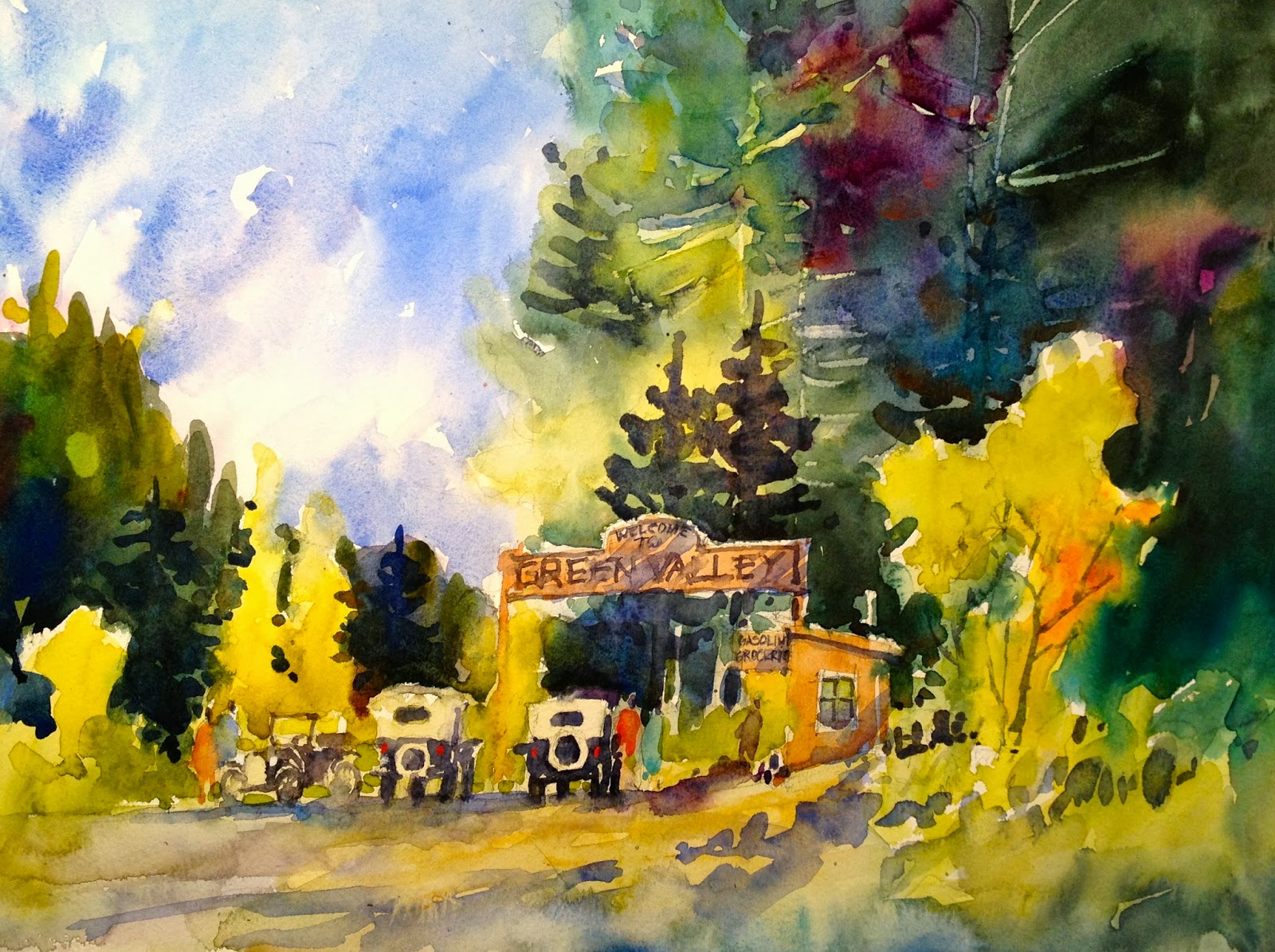 Art and Life: New Book Cover Painting