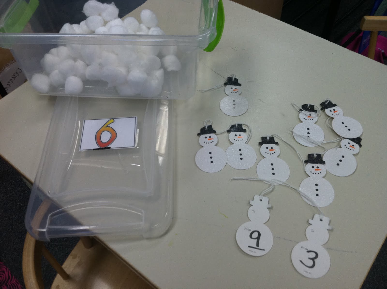 Kindergarten Lifestyle: Math Tubs #3