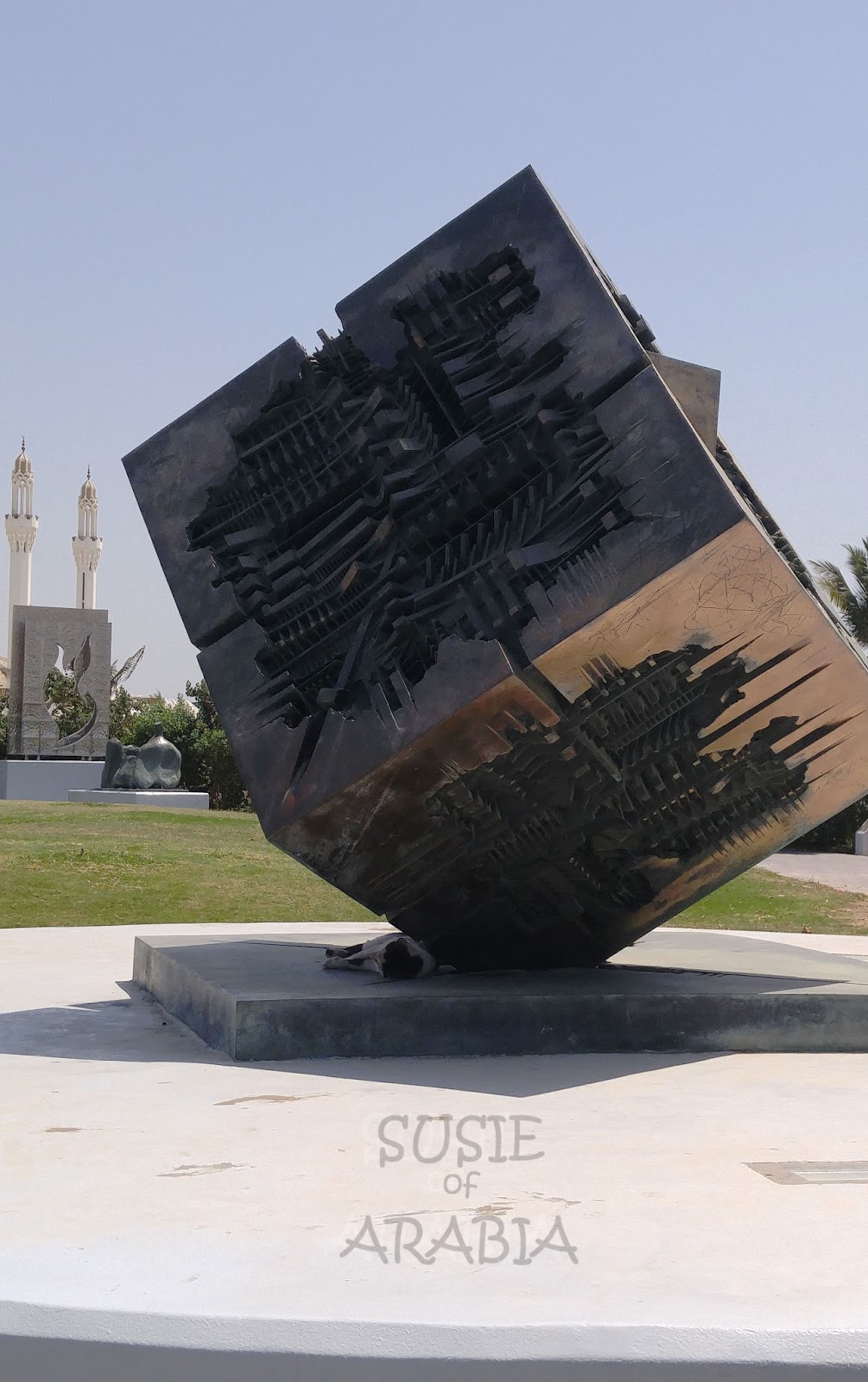 Jeddah Daily Photo: Our World - Sphere and Cube Sculptures