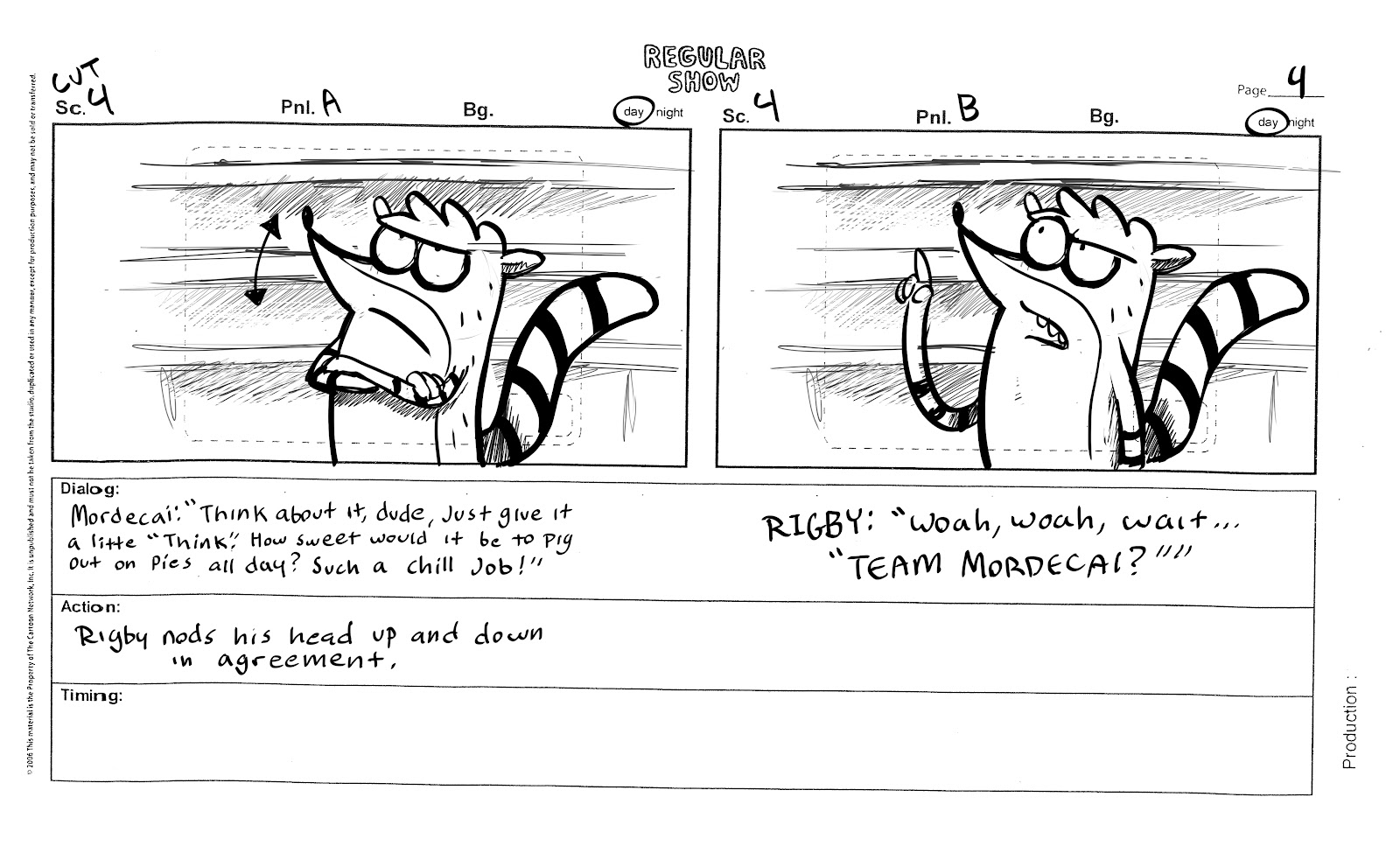 BOARDPEDDLER: Regular Show Storyboards.