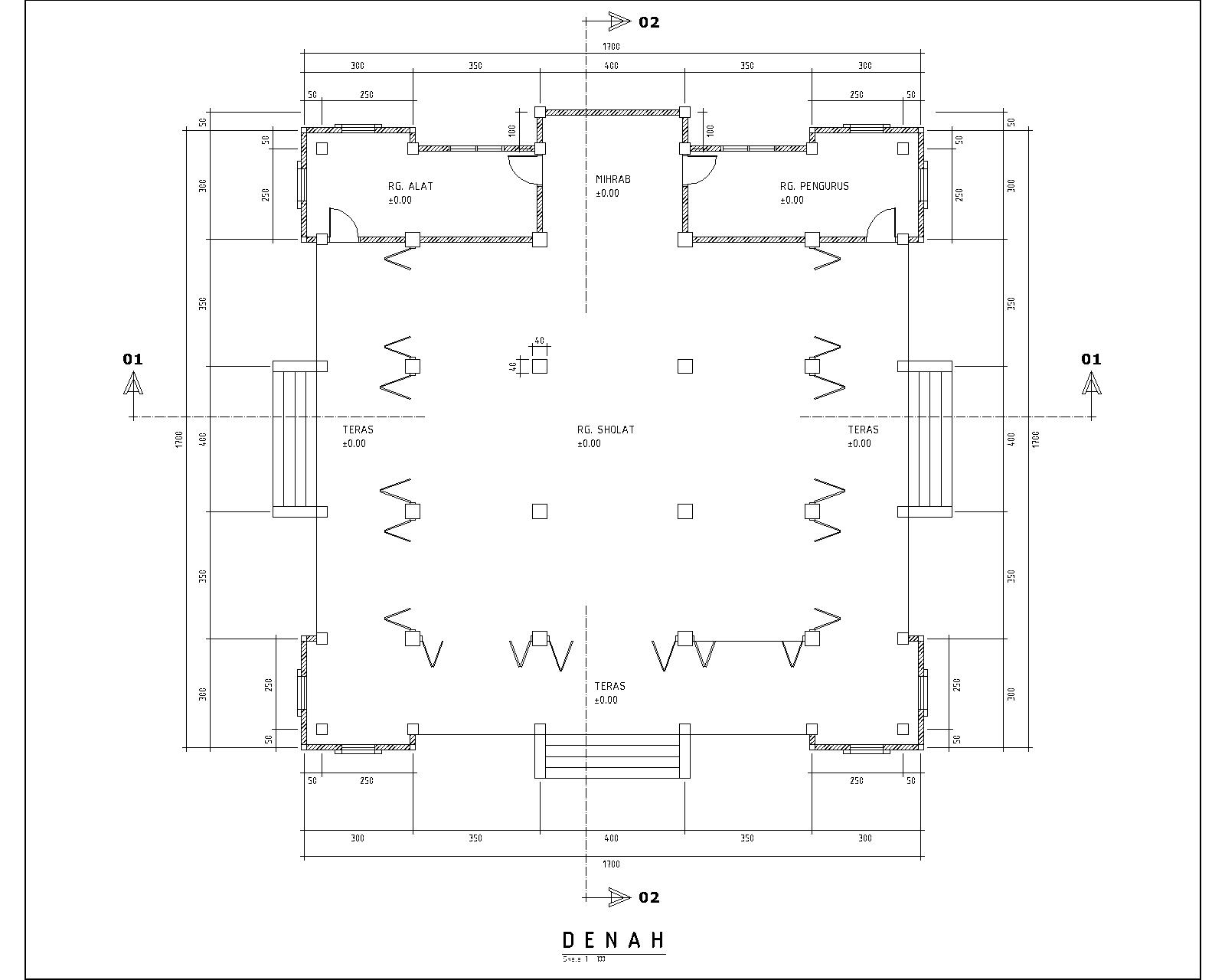 GAMBAR 2D MASJID LENGKAP 2019