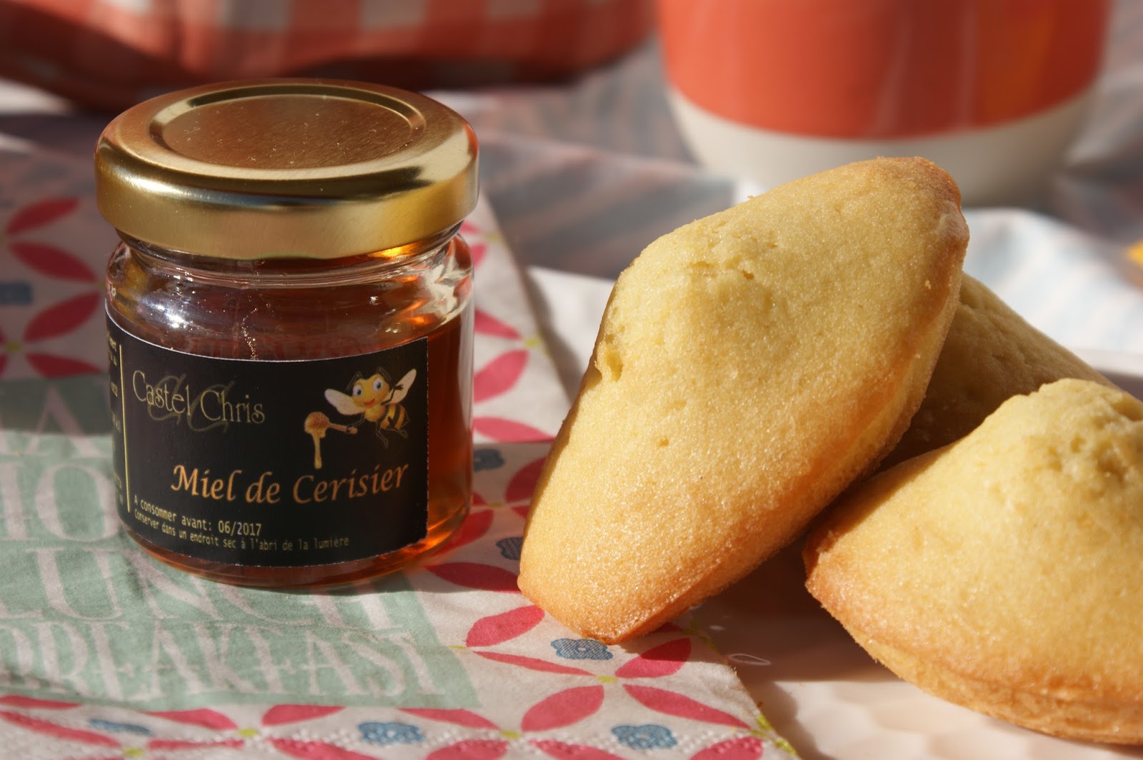 Afternoon Tea: madeleines miel citron
