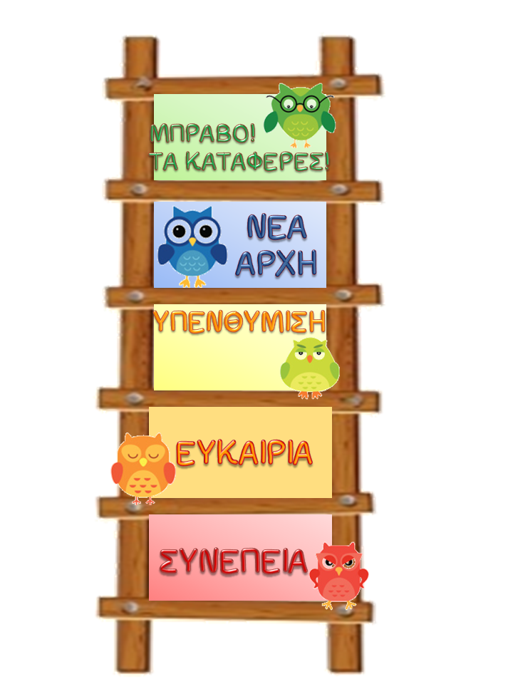 Νηπιαγωγός για πάντα....: Οι Κανόνες της Σοφής Κουκουβάγιας: Η Σκάλα ...