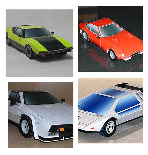 Classic Italian Cars and F-1 Paper Models | Paperized Crafts