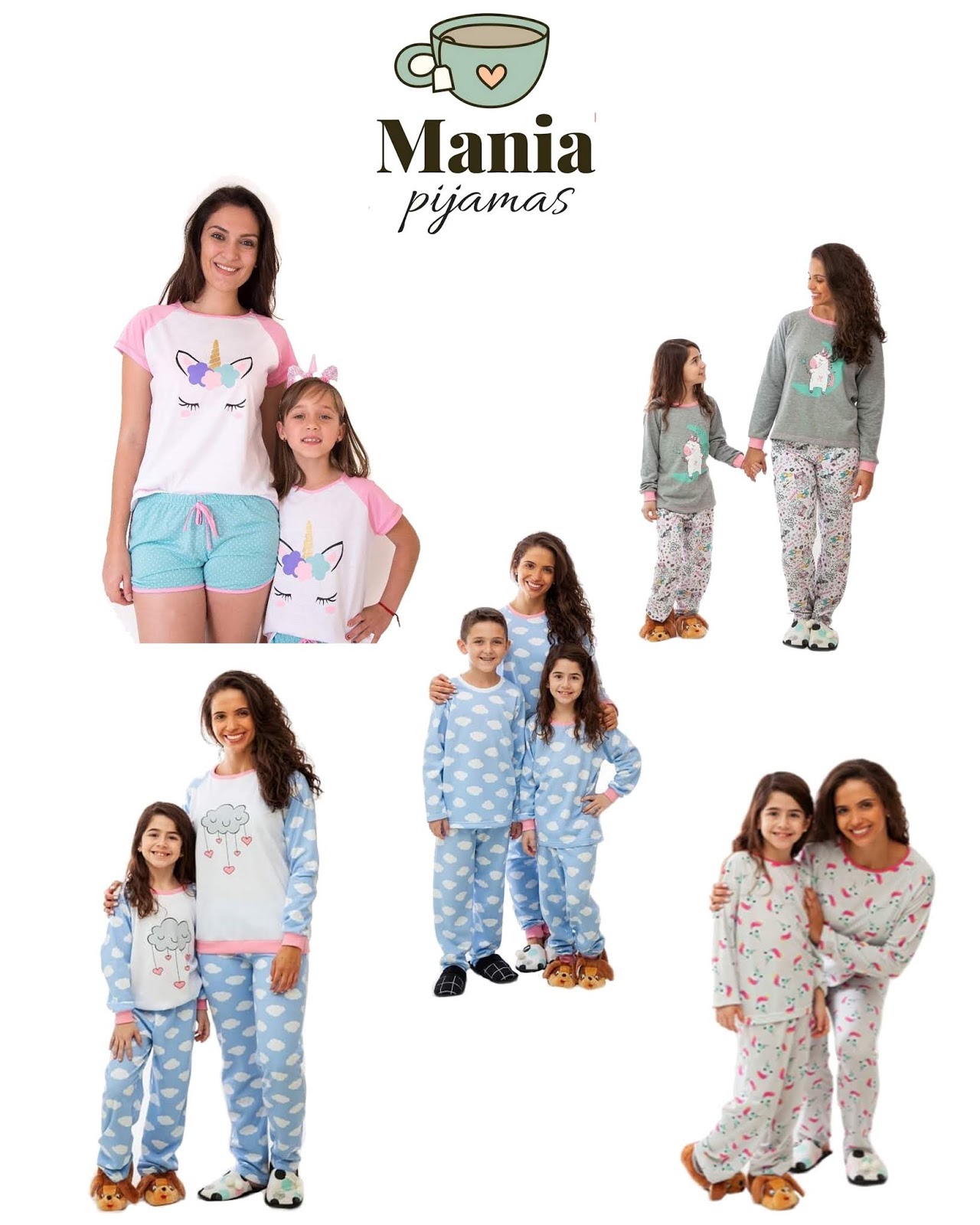 Moda Mãe e Filha - A tendência no mundo dos Pijamas | Mundo Das ...