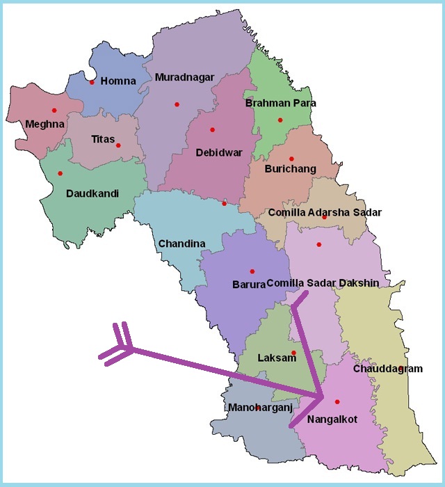 Homna - Comilla: Nangalkot Upazila | Populations | Villages | Union ...