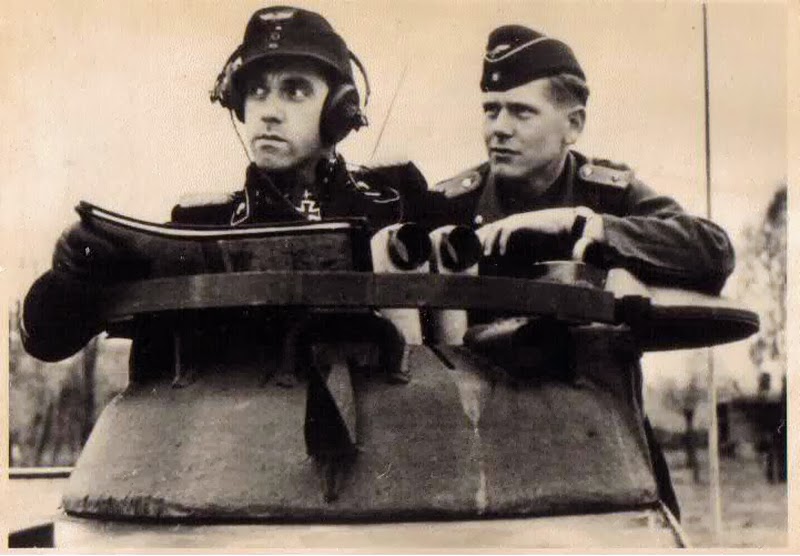 NAZI JERMAN: Foto Komandan Panzer dan Panzernya