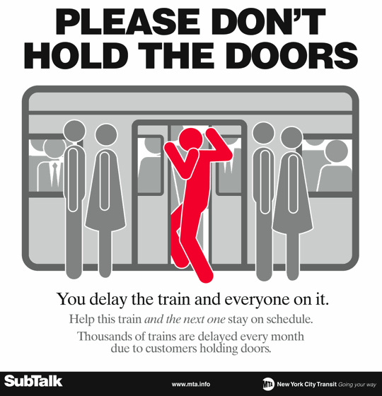 All This Is That: NYC Subway Etiquette Posters