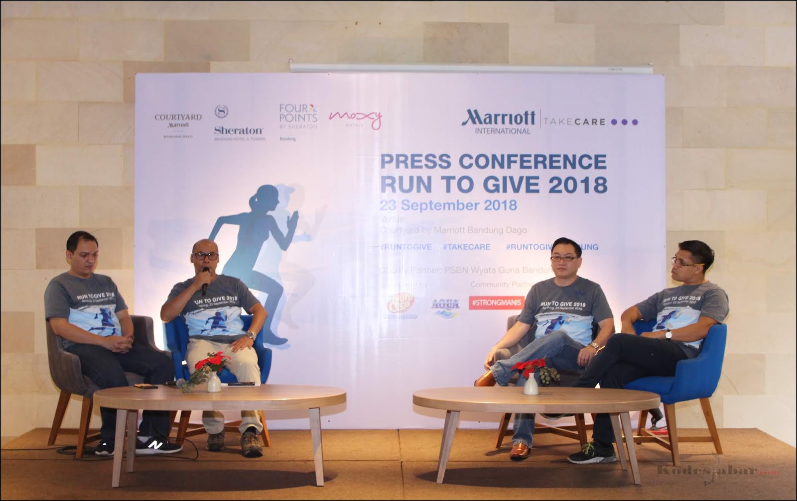 Run To Give 2018 Bersama Group Hotel Marriot Bandung | Kodes Jabar