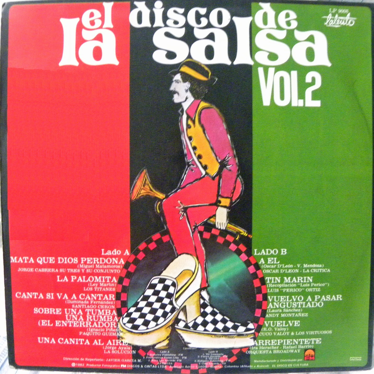 MELODIAS DE COLOMBIA: EL DISCO DE LA SALSA Vol.2 (1982)
