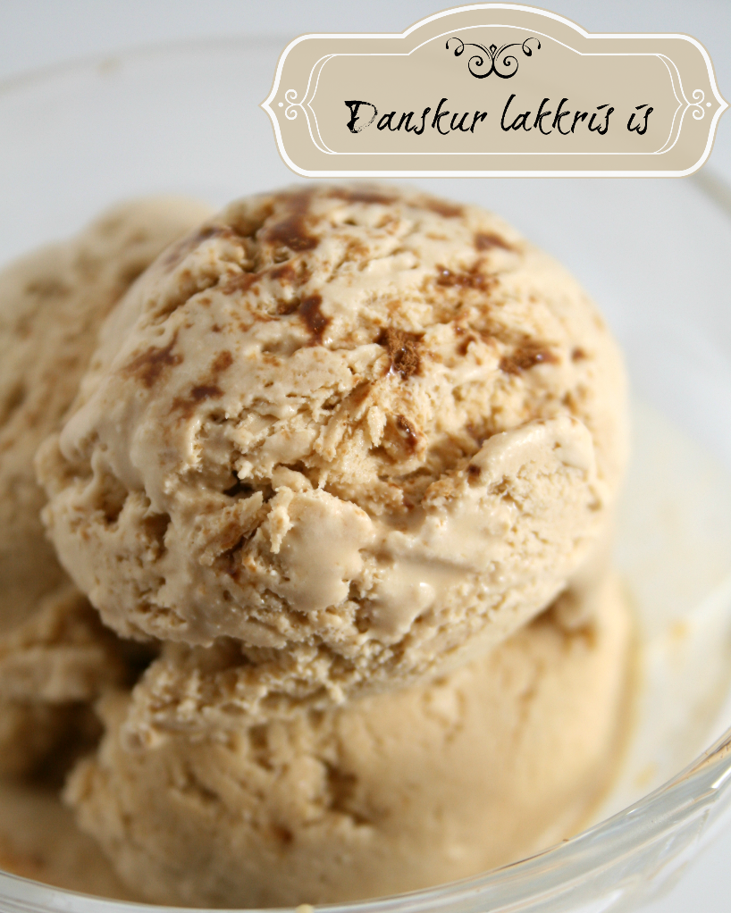 Sykurlausar uppskriftir: Lakkrís ís