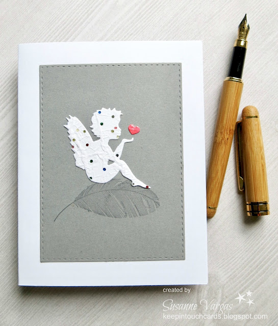 Keep in Touch Cards: Tissue Paper Angel