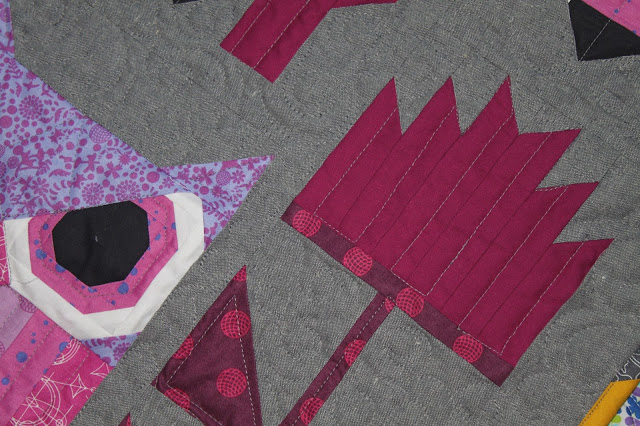 Stitch by Stitch: Lexie's "Fancy Forest" and stars...