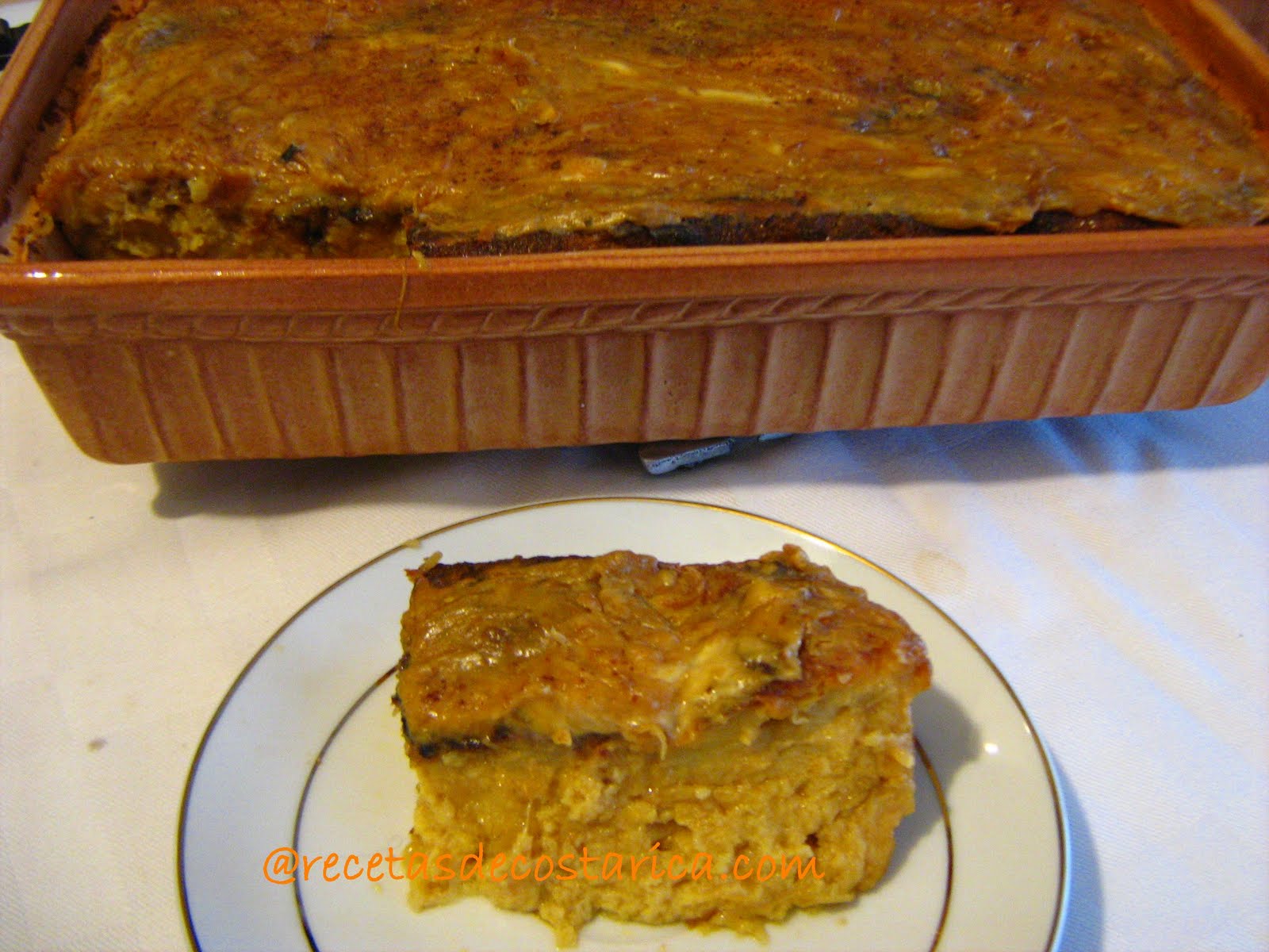 Cocina Costarricense: budín de chiverre