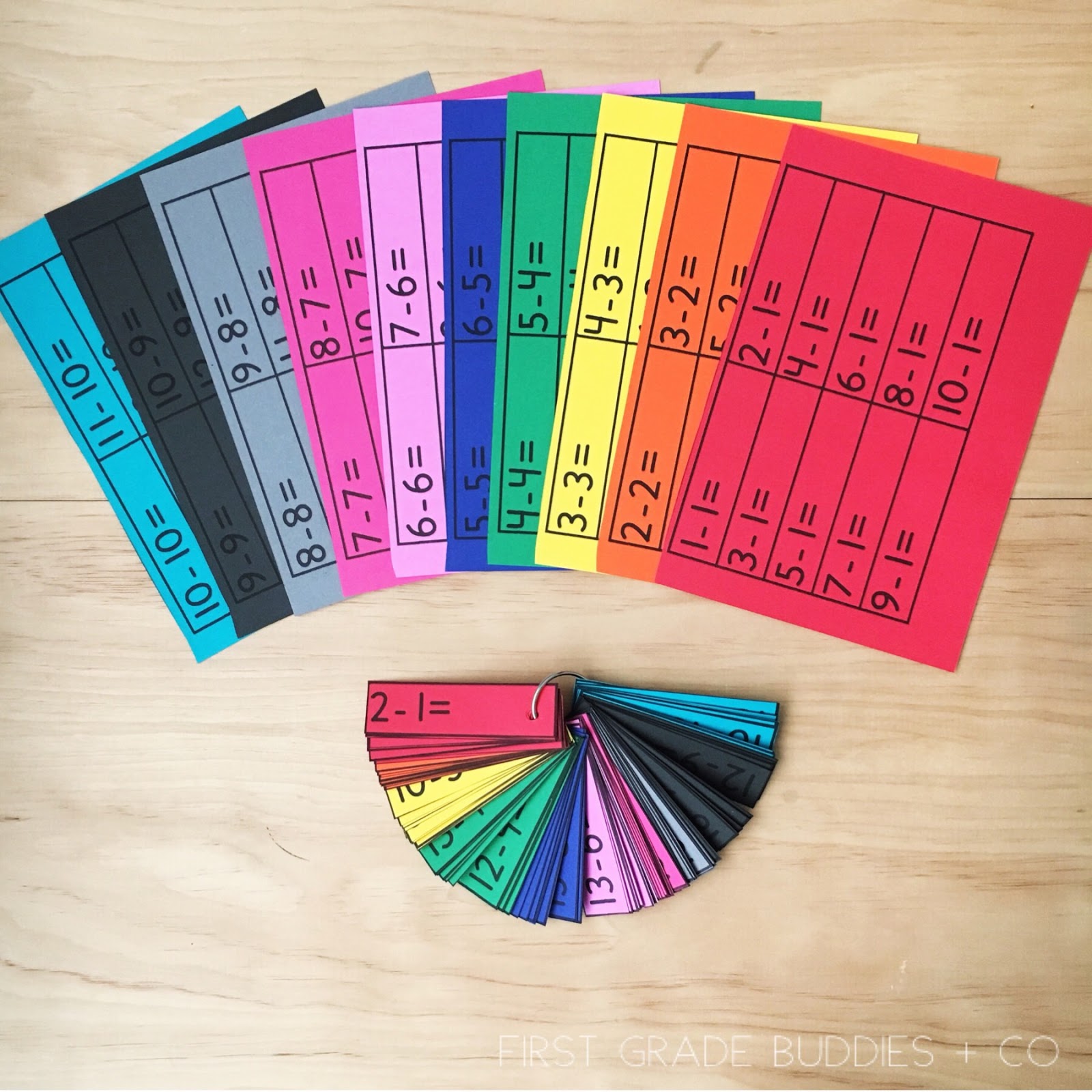 Increase Math Fact Fluency with the Rainbow! | First Grade Buddies