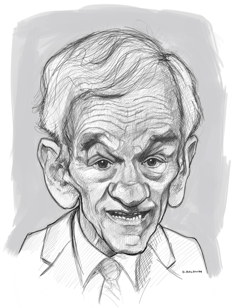The Illustration Brothel: Ron Paul, Again.